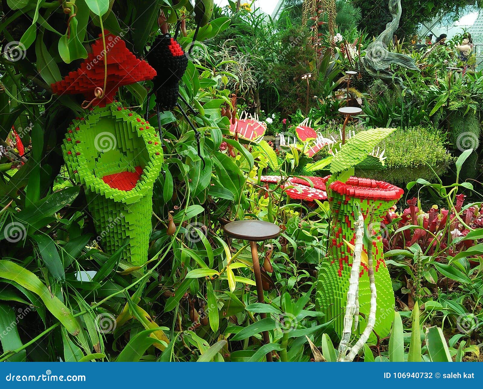 Monkey pot stock photo. Image of river, singapore, garden - 106940732