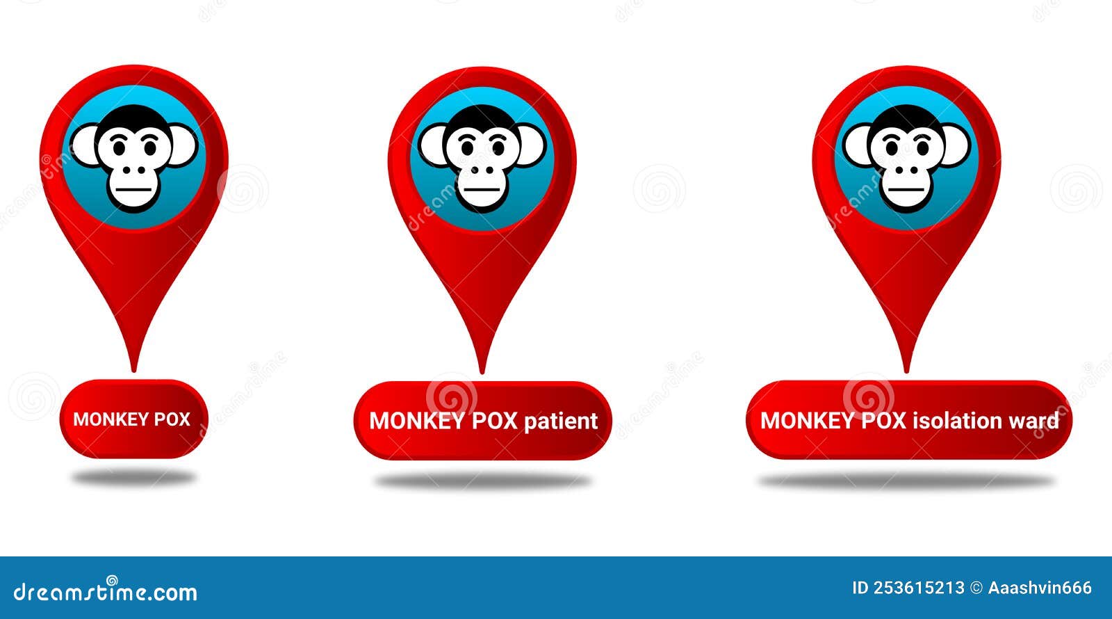 Monkey Pox, Patient and Isolation Ward Location with Shadow ...