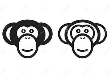 Monkey sign stock vector. Illustration of design, jungle - 10555506