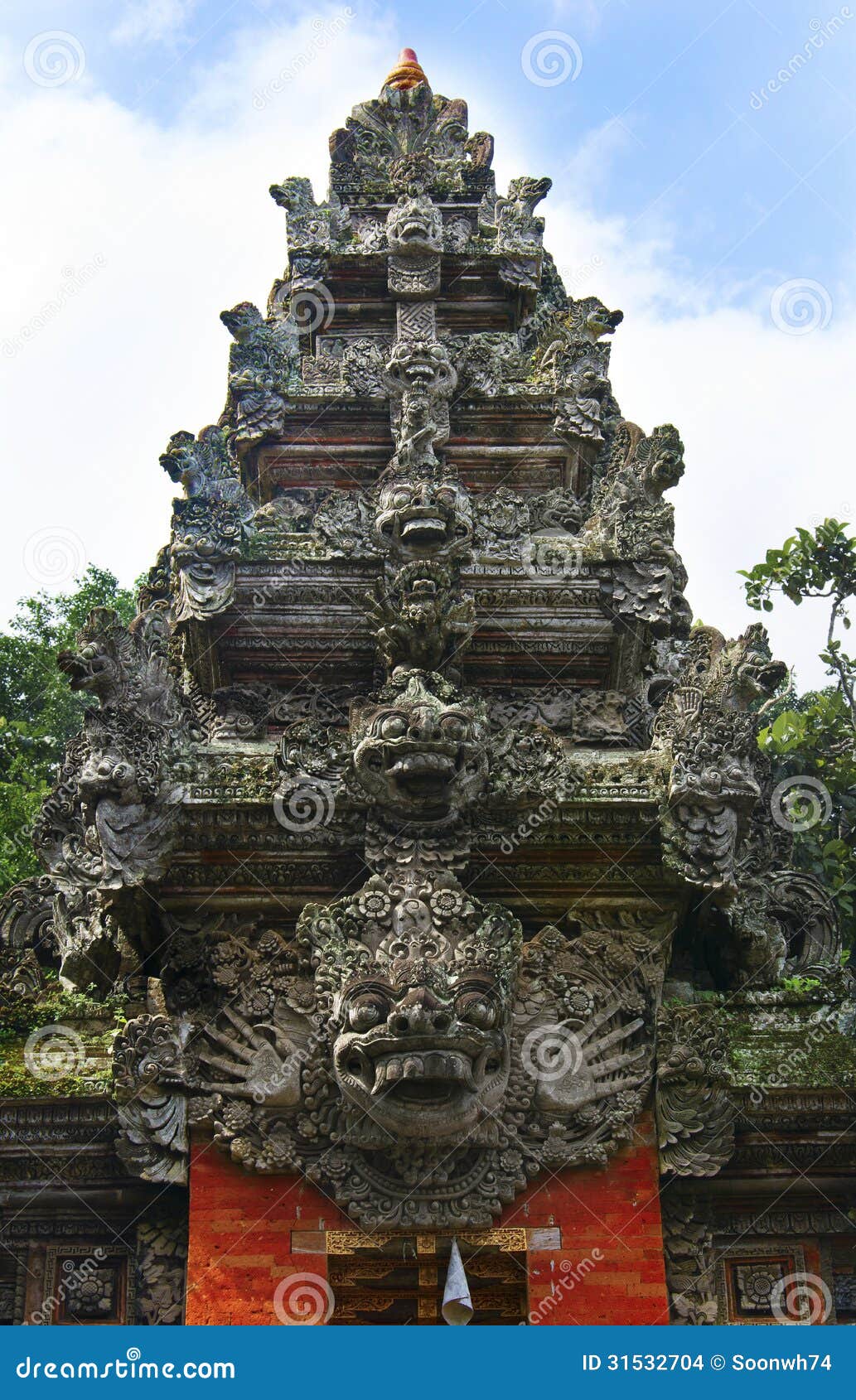 Monkey temple stock photo. Image of southeast, closeup - 31532704