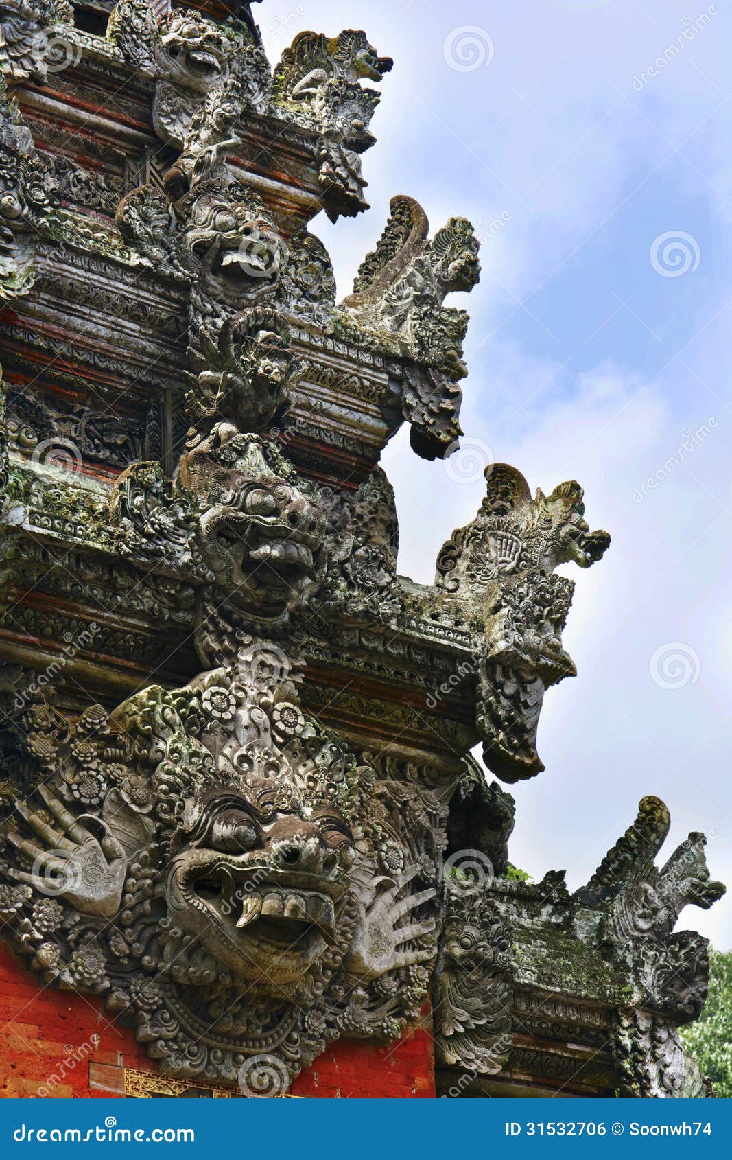 Monkey temple stock photo. Image of asia, balinese, traditional - 31532706
