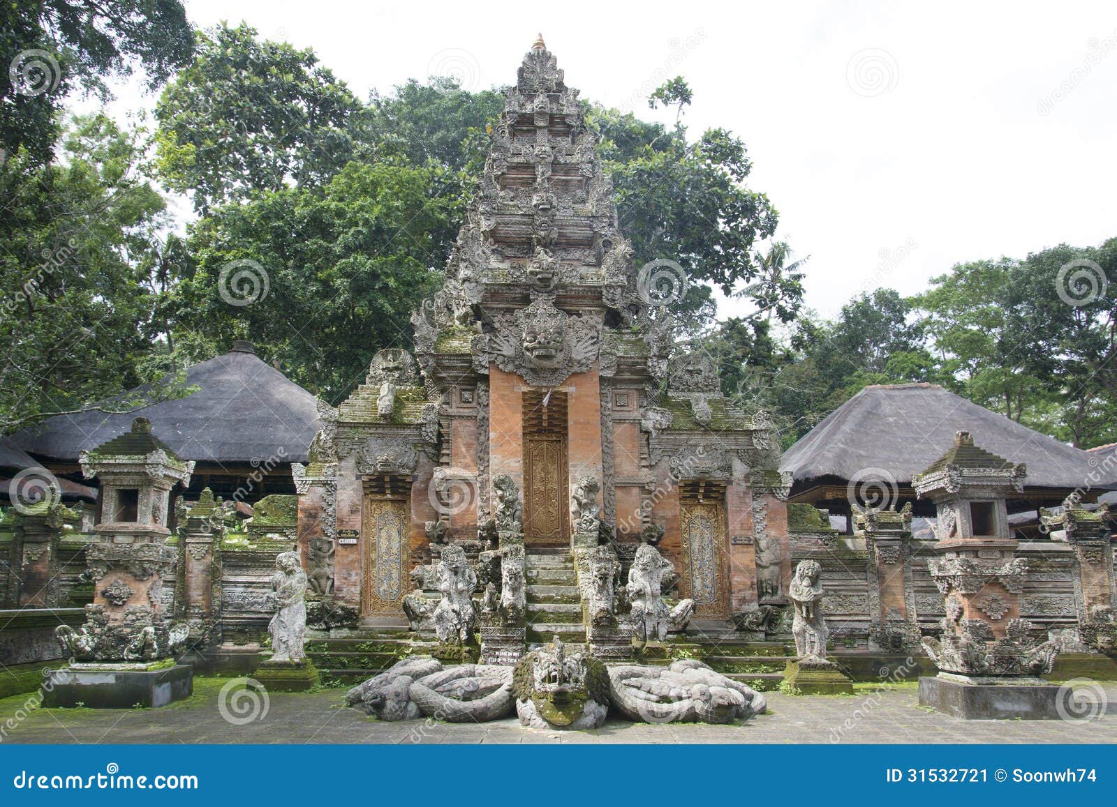 Monkey temple stock image. Image of culture, religion - 31532721