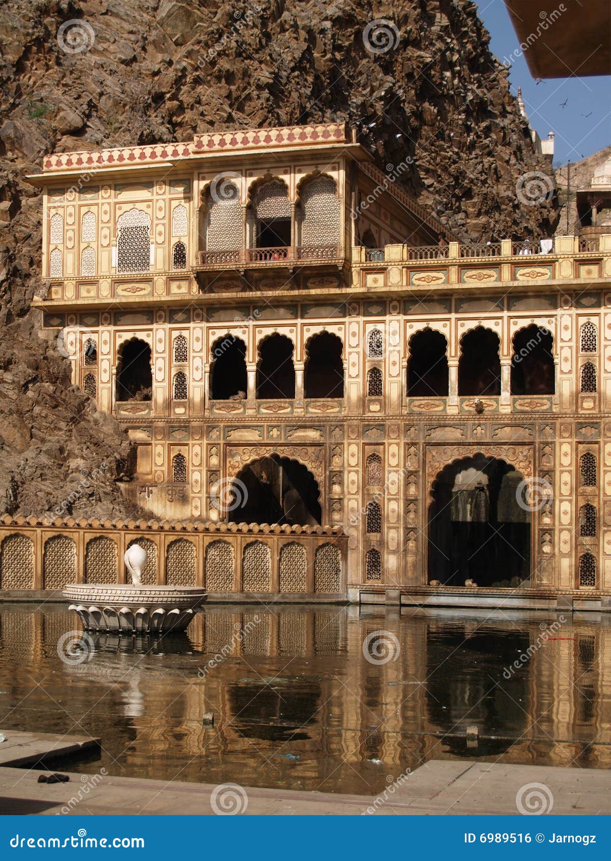 Monkey temple in Jaipur stock photo. Image of scenic, rocks - 6989516