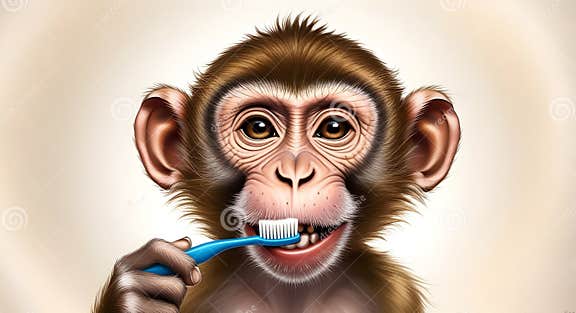 A Monkey with a Tooth in Its Teeth Stock Image - Image of mammal ...