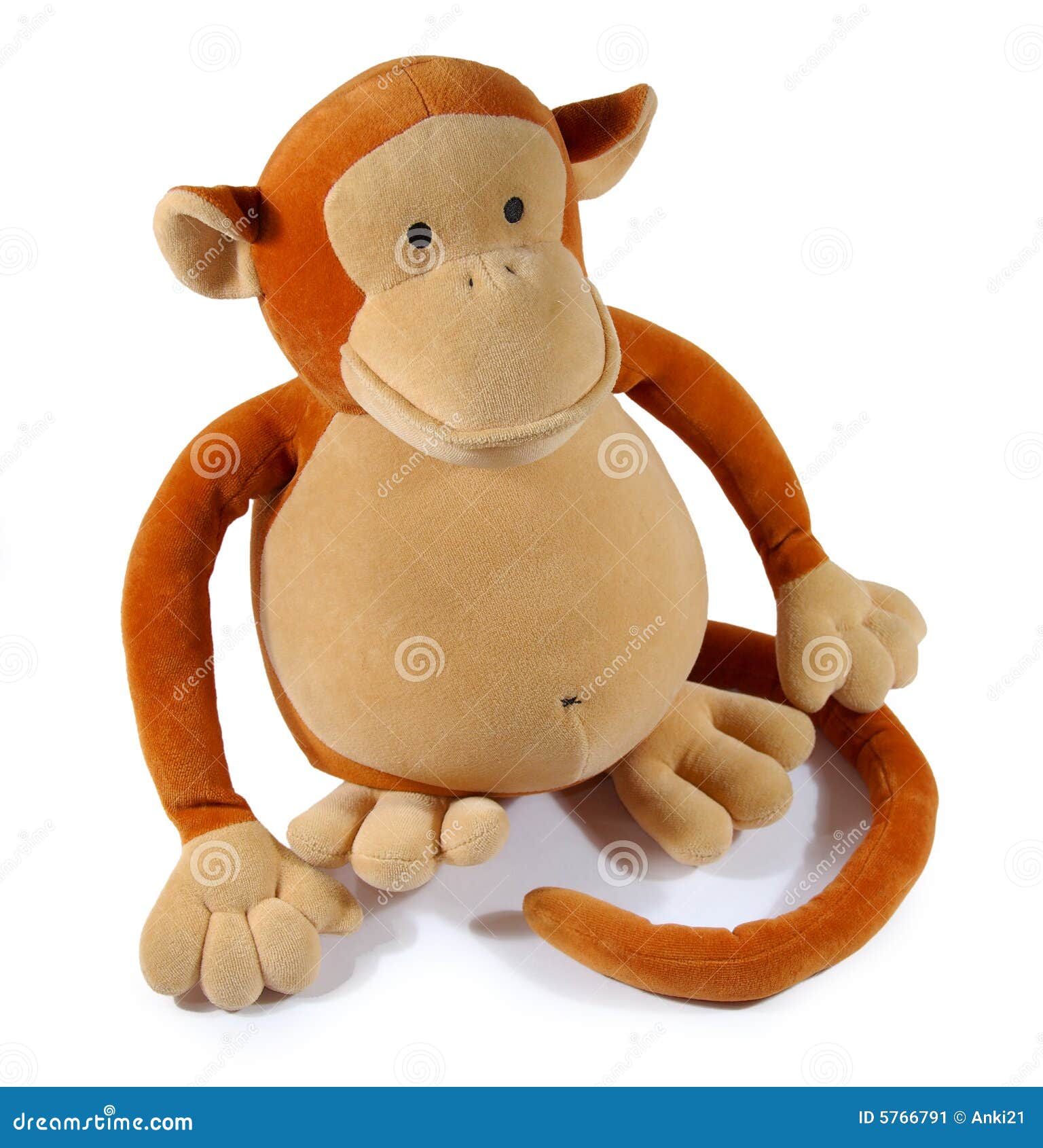 Monkey Toy Animal stock image. Image of monkey, white - 5766791