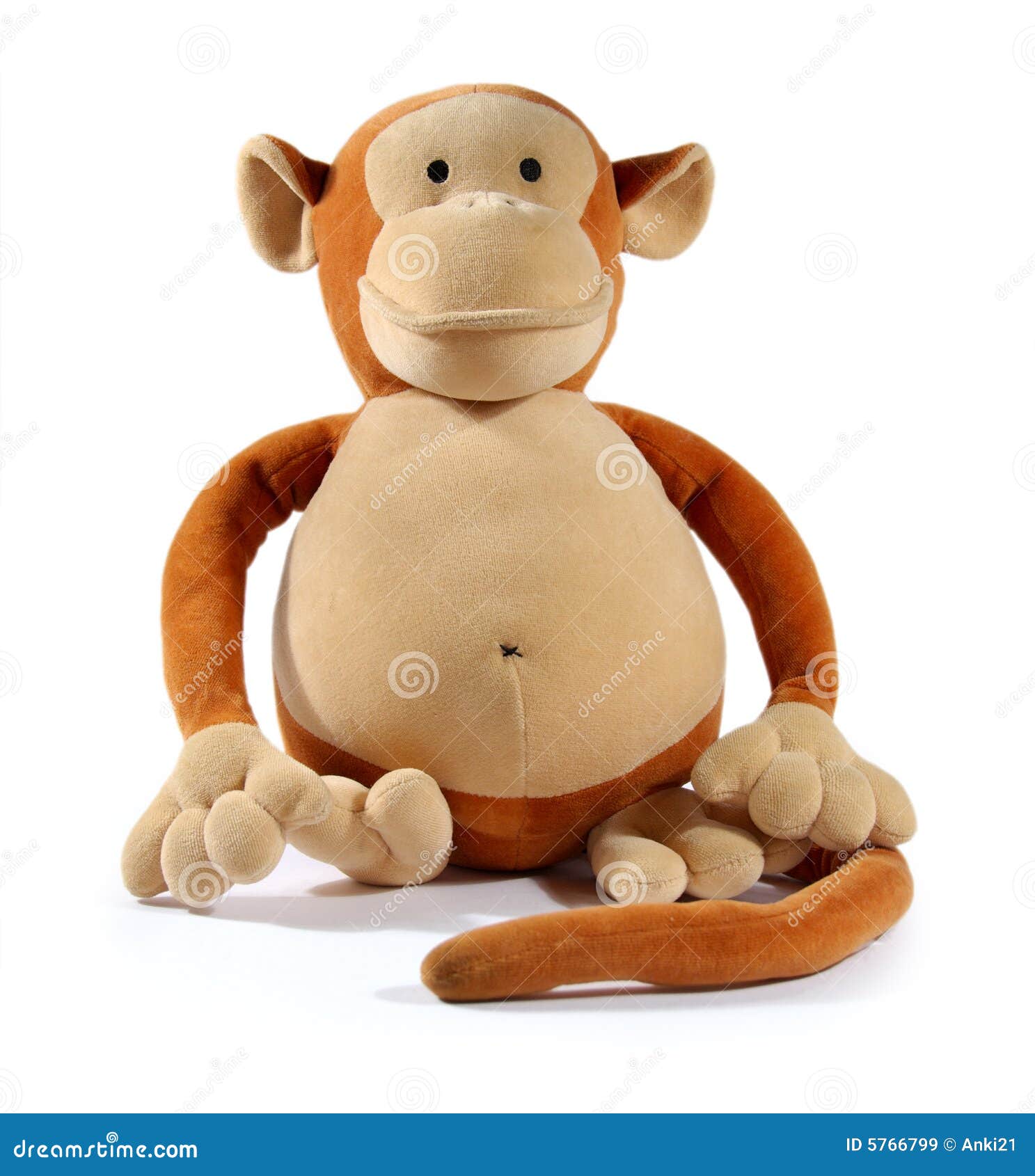 Monkey Toy Animal stock image. Image of cute, isolated - 5766799
