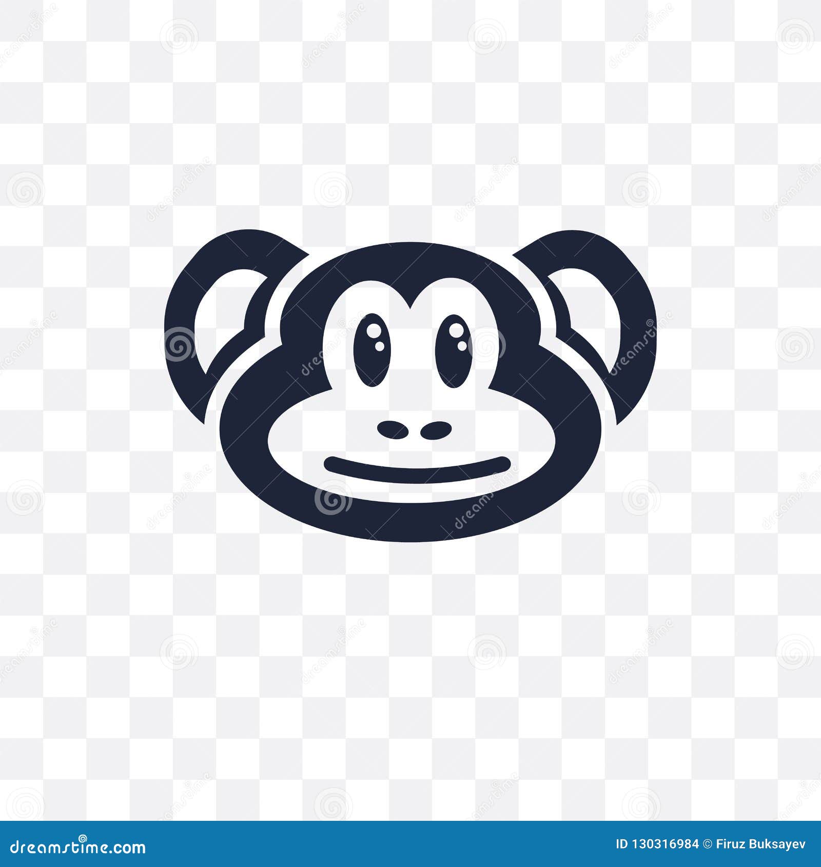 Monkey Transparent Icon. Monkey Symbol Design from Animals Collection ...