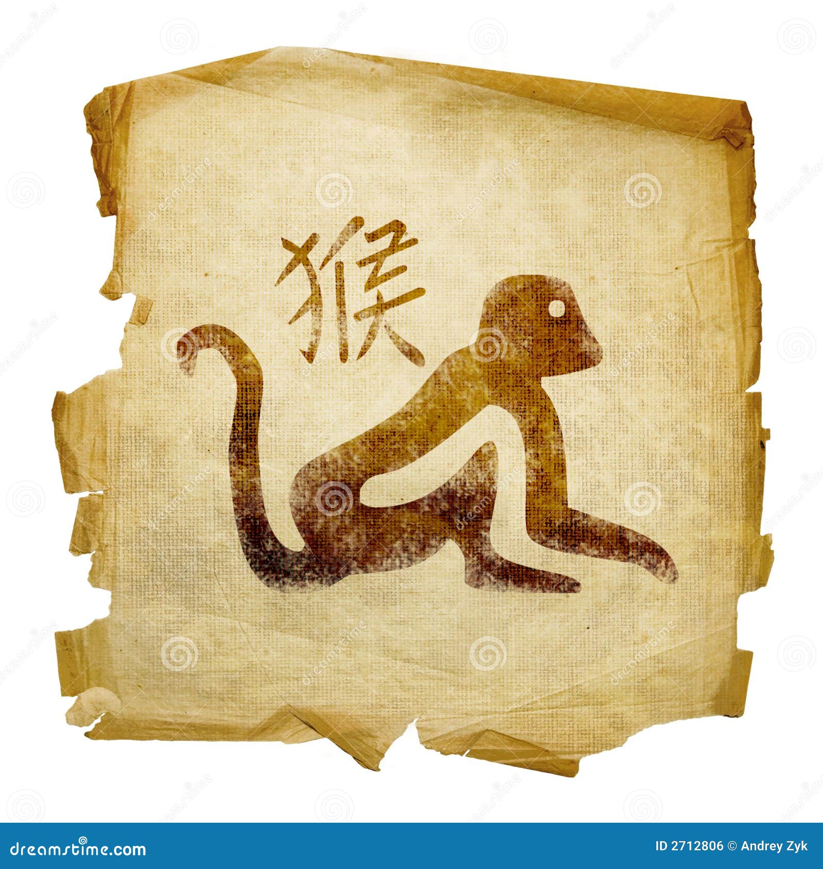 Monkey Zodiac icon stock photo. Image of asia, culture - 2712806