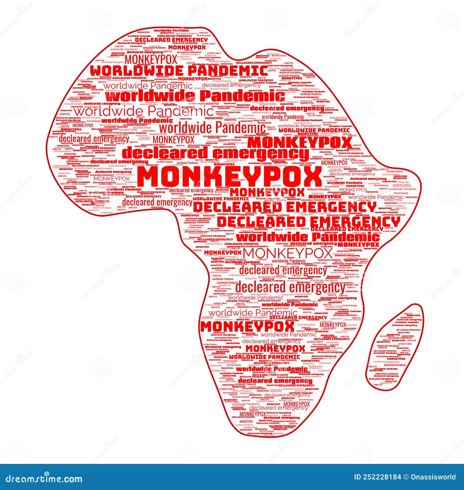 Monkeypox Disease Outbreak Pandemic Abstract Illustration Header ...