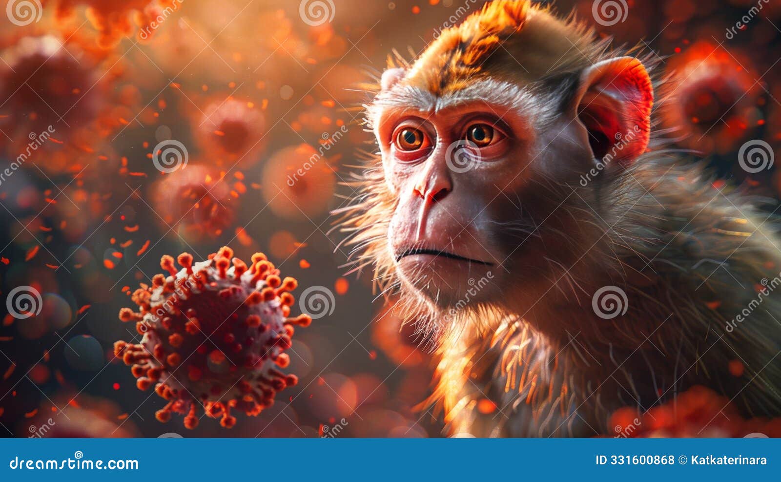 Monkeypox Outbreak Concept. Monkeypox Is Caused By Monkeypox Virus ...