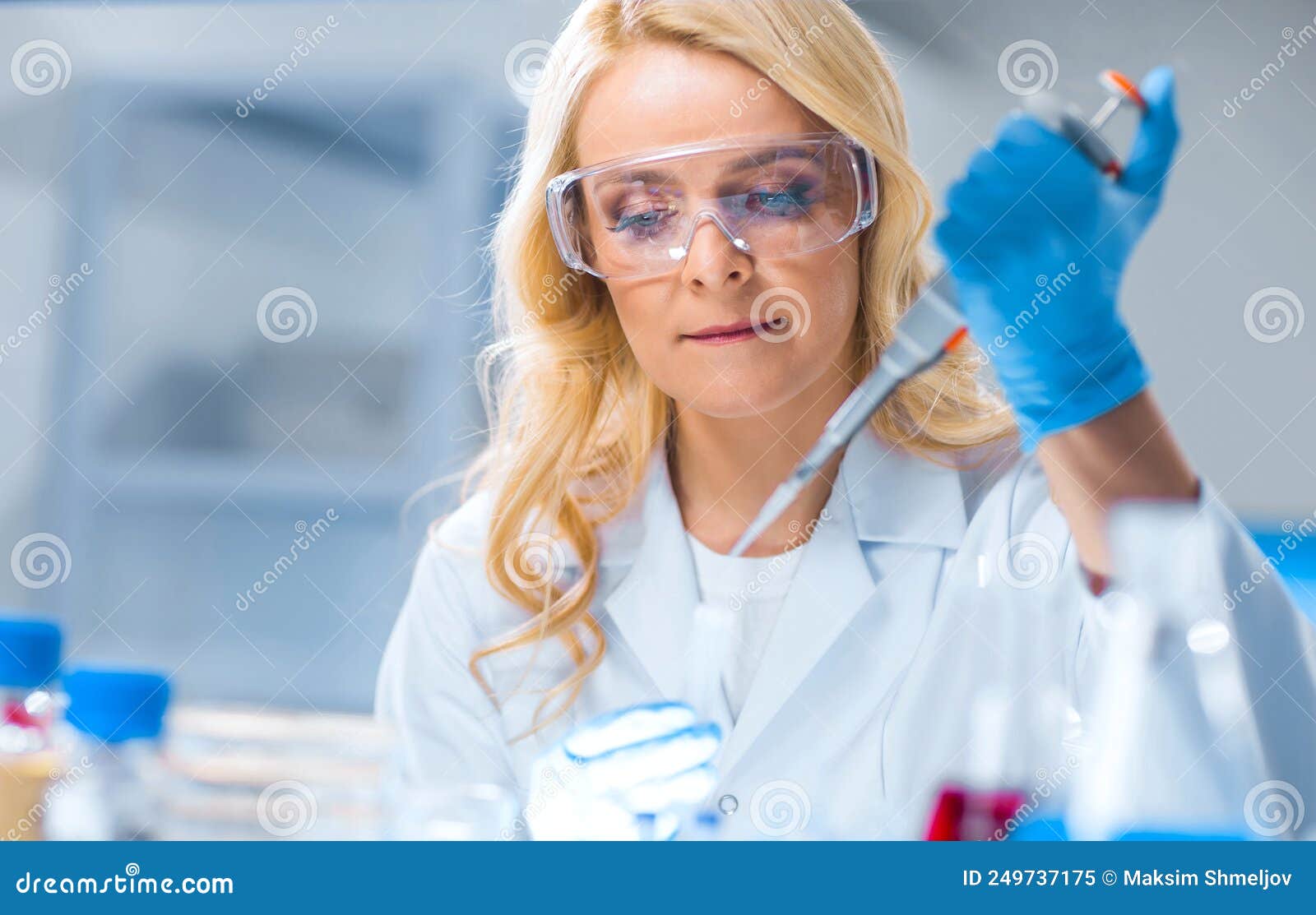 Monkeypox Research Laboratory. Professional Workers of a Modern ...