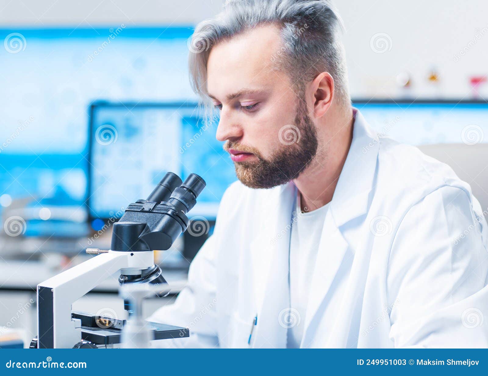 Monkeypox Research Laboratory. Professional Workers Of A Modern ...