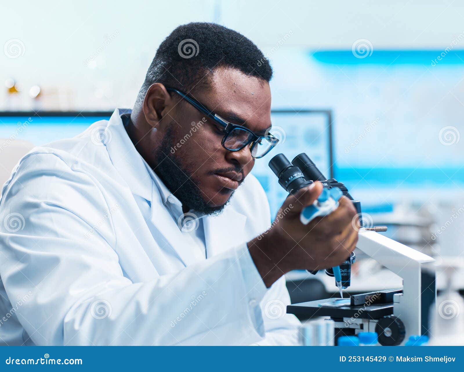 Monkeypox Research Laboratory. Professional Workers Of A Modern ...