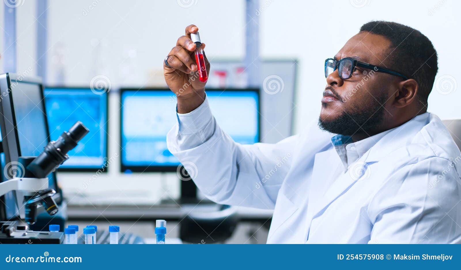 Monkeypox Research Laboratory. Professional Workers of a Modern ...