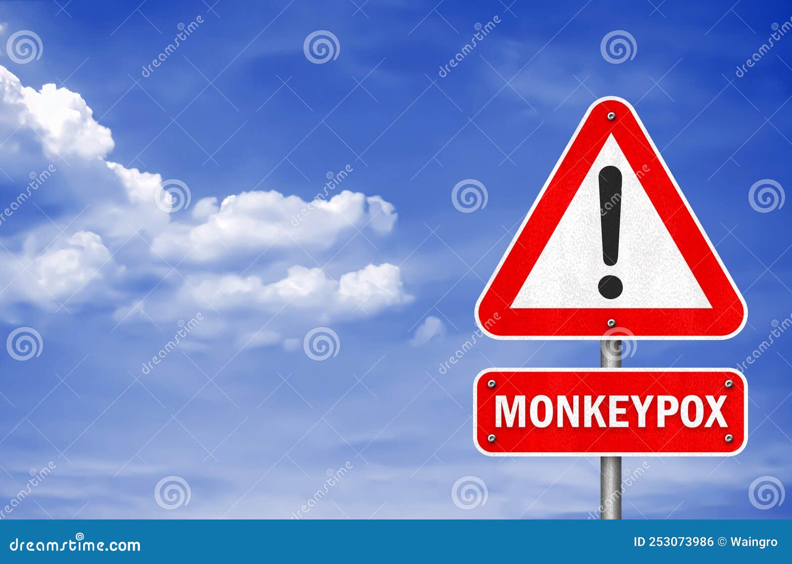 Monkeypox - Road Sign Information Message Stock Photo - Image of ...
