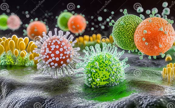 Monkeypox, Seen Under a Microscope, is a Disease Caused by a Virus ...