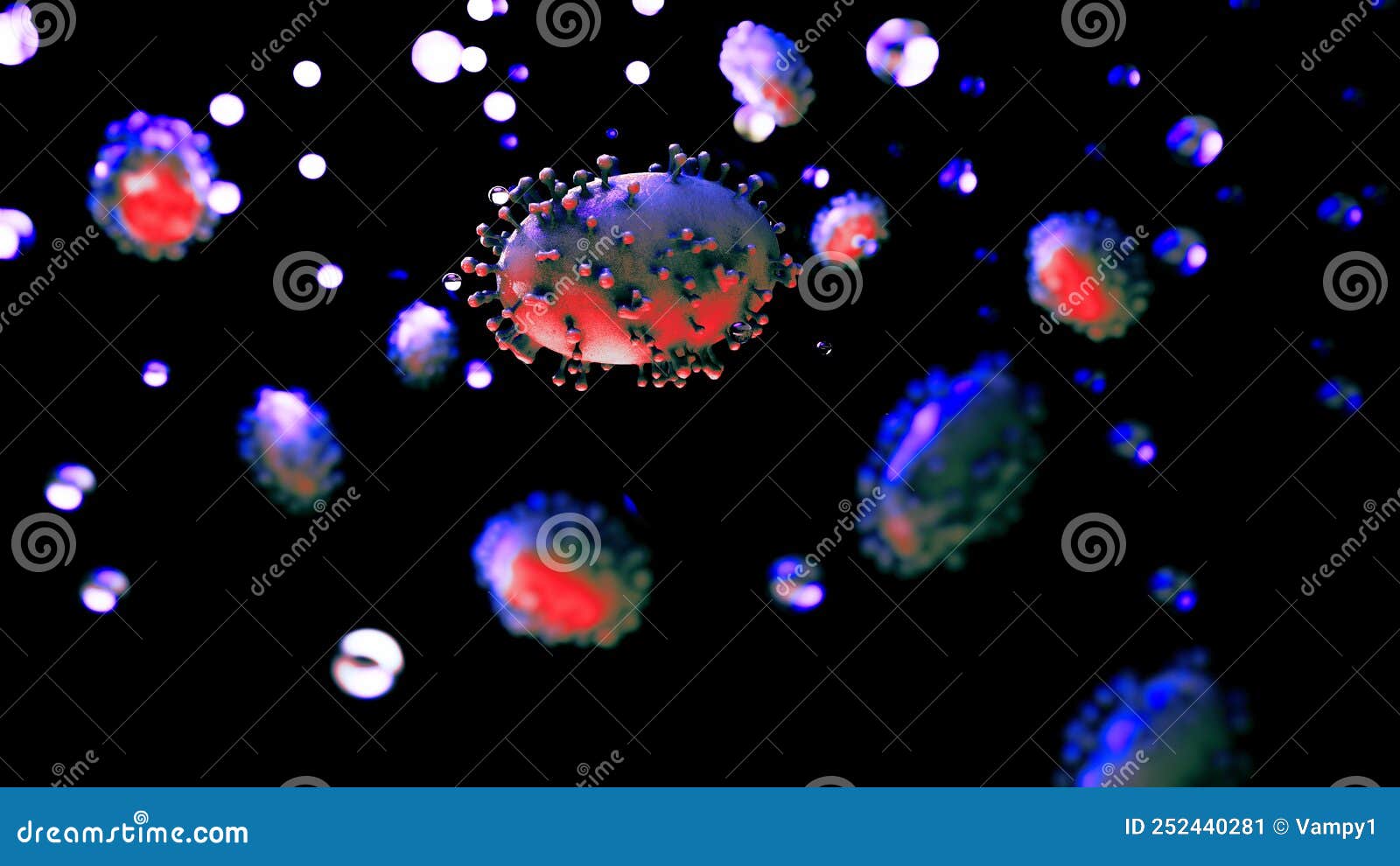 Monkeypox, Smallpox. Virus Seen Under the Microscope. Public Health ...