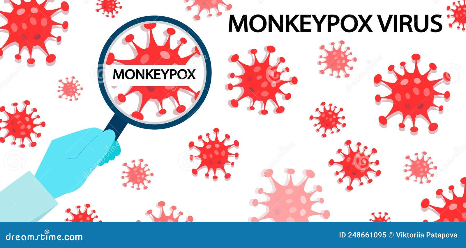 Monkeypox Virus Banner. Monkey Pox Virus Outbreak Pandemic Vector ...