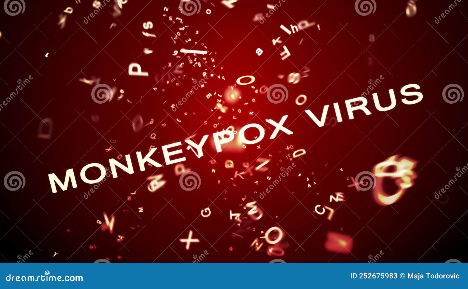 Monkeypox Virus, Text Animation Stock Video - Video of sticker ...