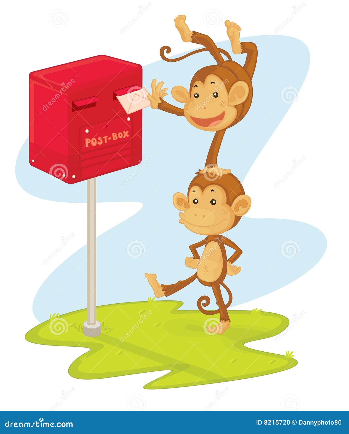 Letter Monkey Send Stock Illustrations – 38 Letter Monkey Send Stock ...