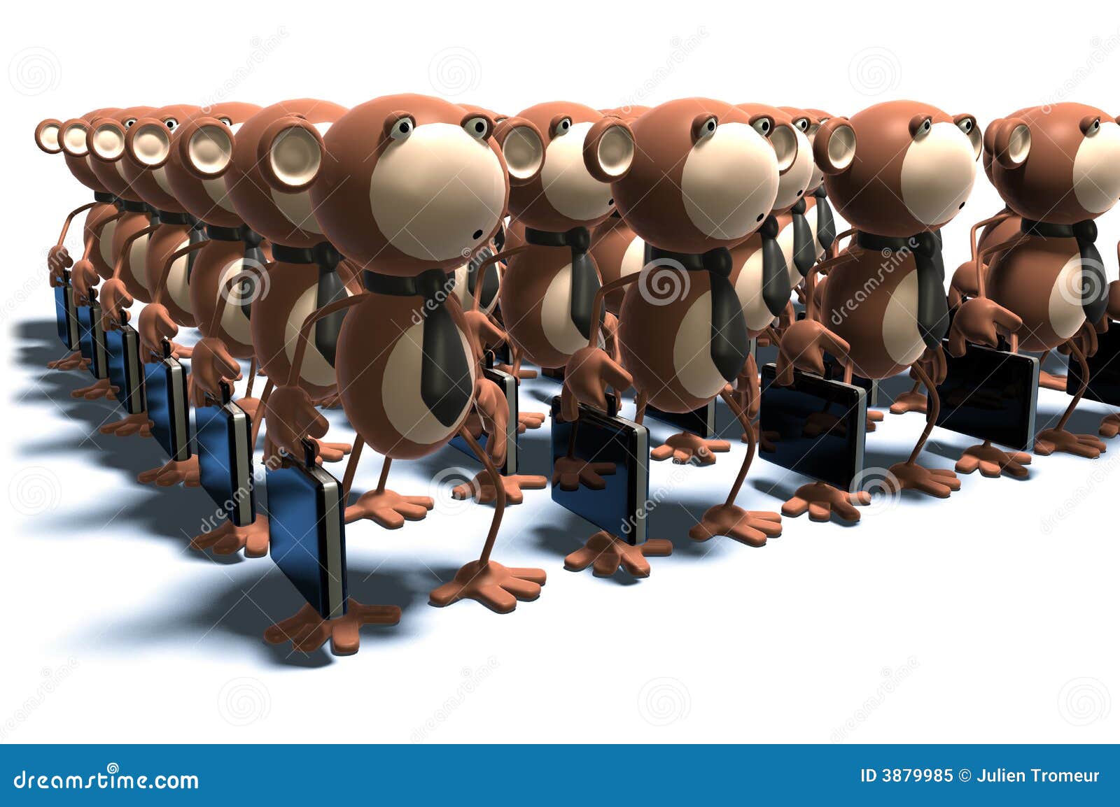 Monkeys at work stock illustration. Illustration of business - 3879985