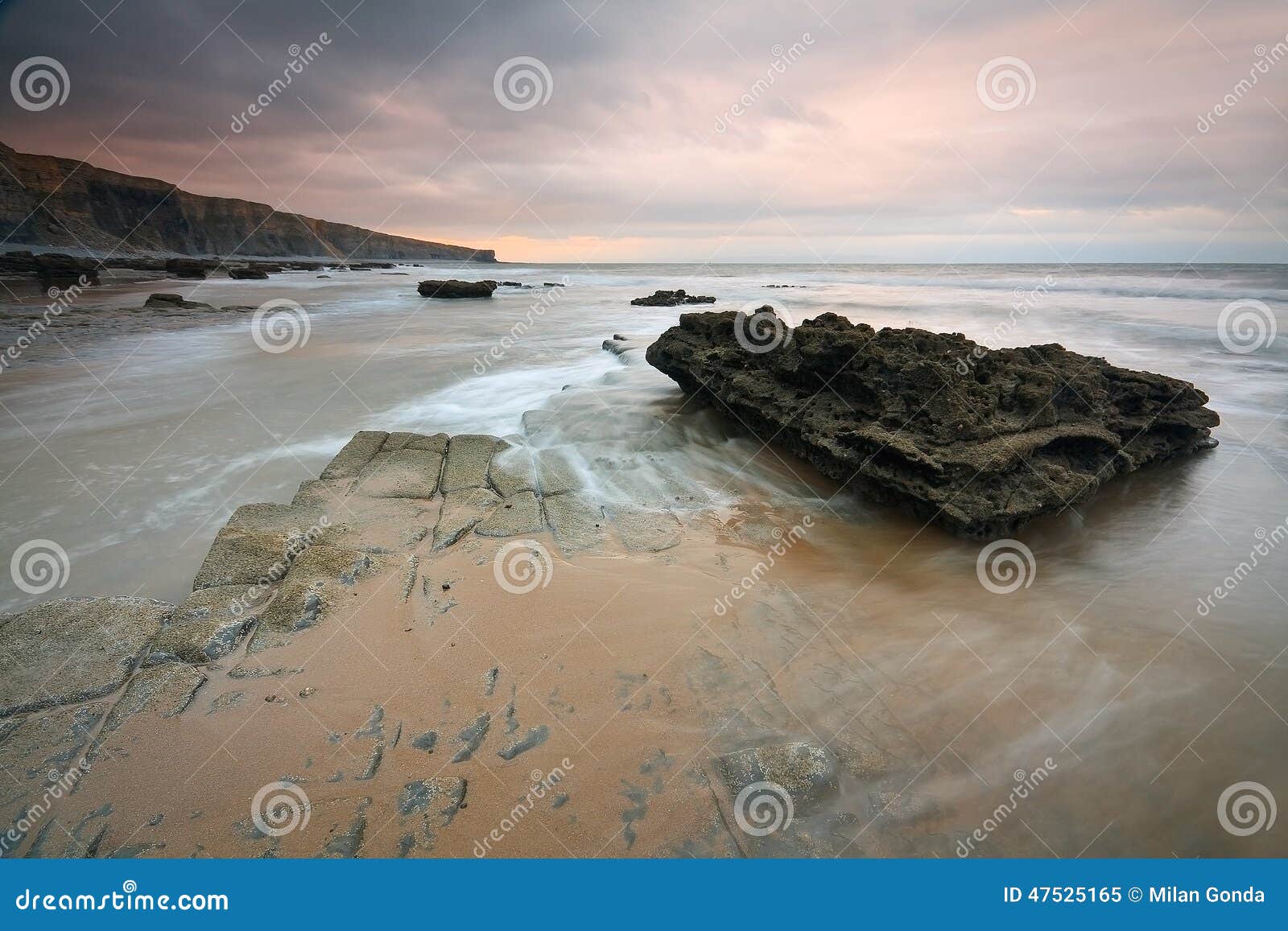 Monknash beach, Wales, UK. stock image. Image of cliffs - 47525165