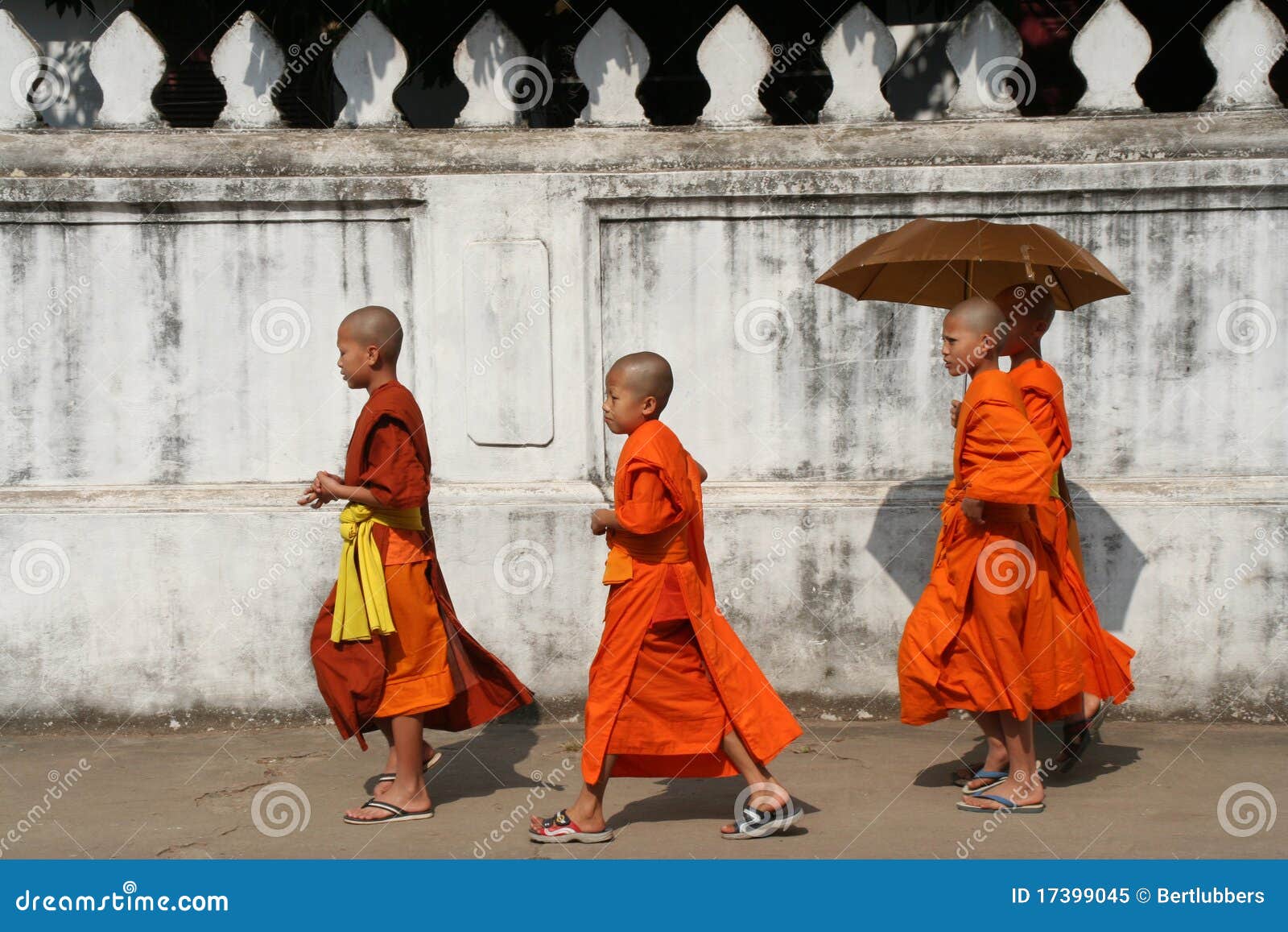 Monks editorial image. Image of luang, travel, color - 17399045