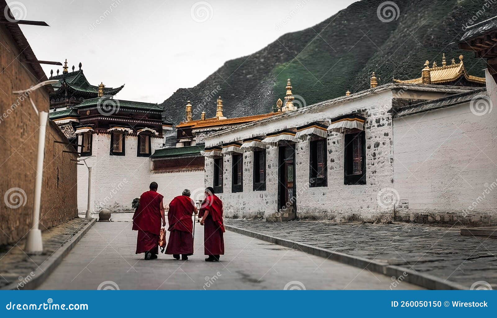 Monks at Gannan Labrang Monastery Editorial Image - Image of unesco ...