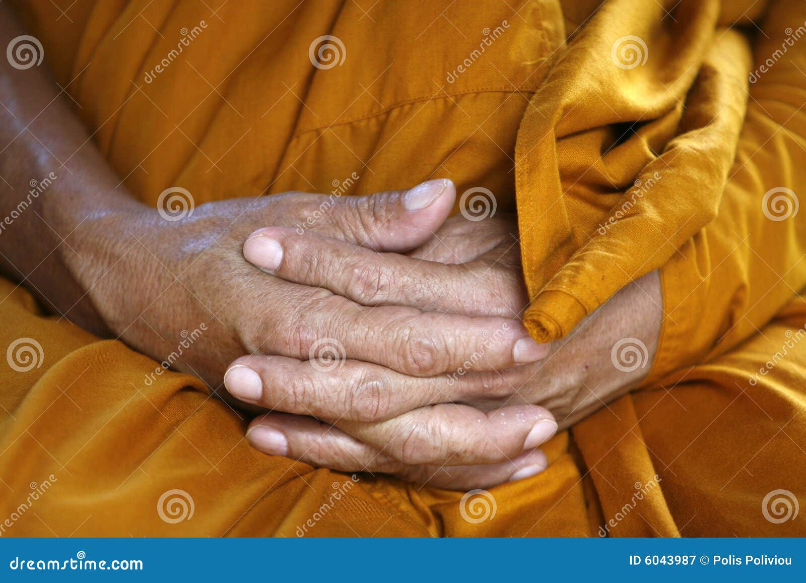 Monks hands stock image. Image of happiness, park, buddhist - 6043987
