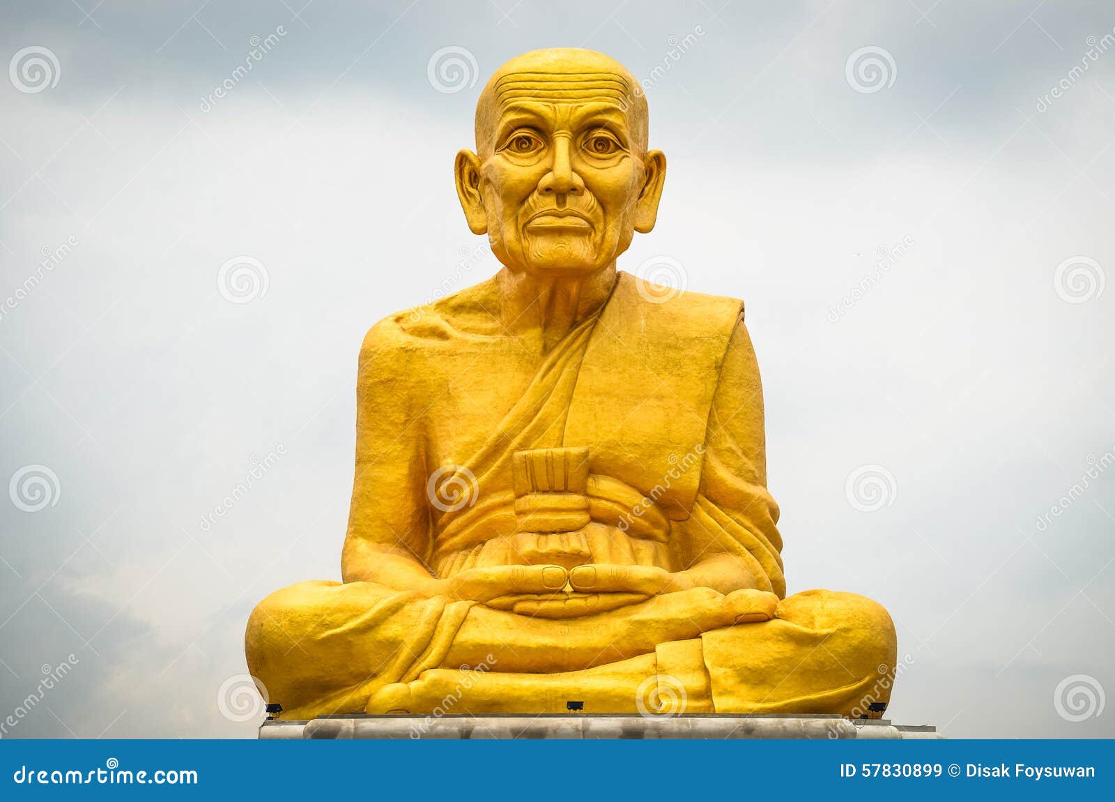 Monks statues stock image. Image of golden, front, faith - 57830899