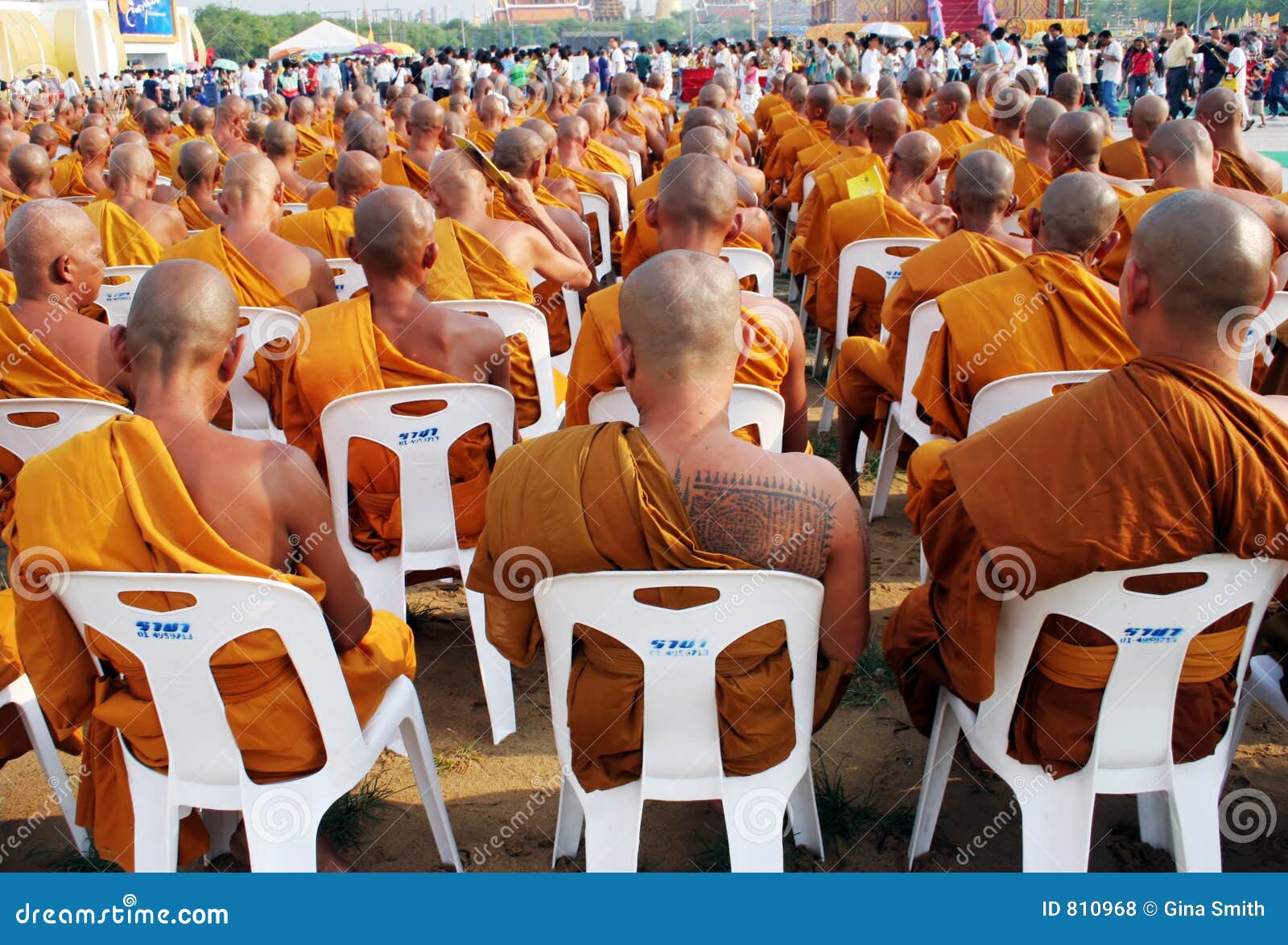 Monks in Thailand editorial stock photo. Image of bangkok - 810968