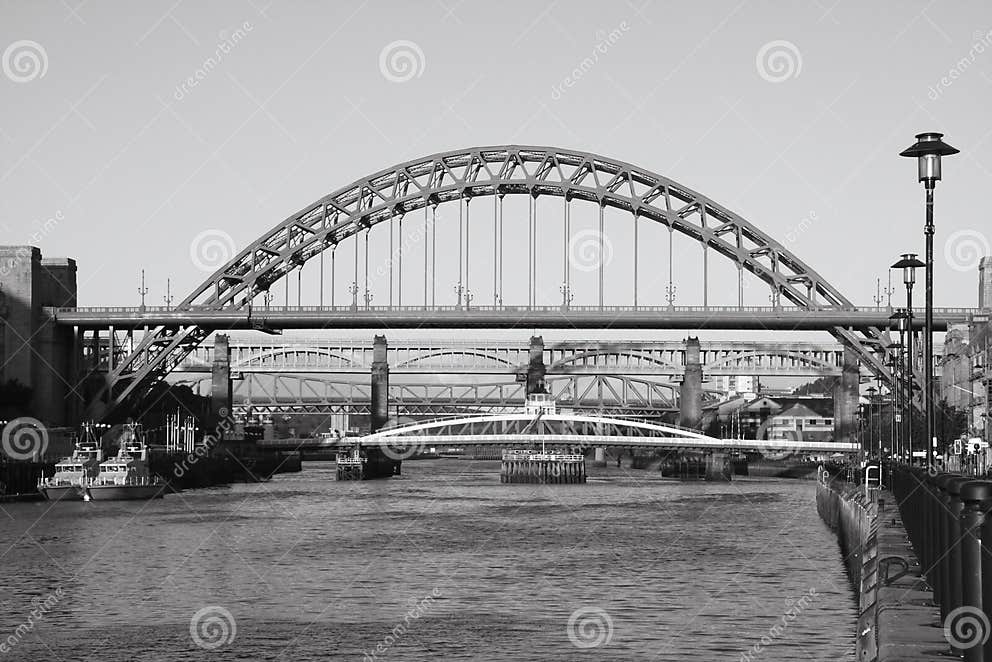 Mono Bridges stock image. Image of newcastle, river, england - 6055271