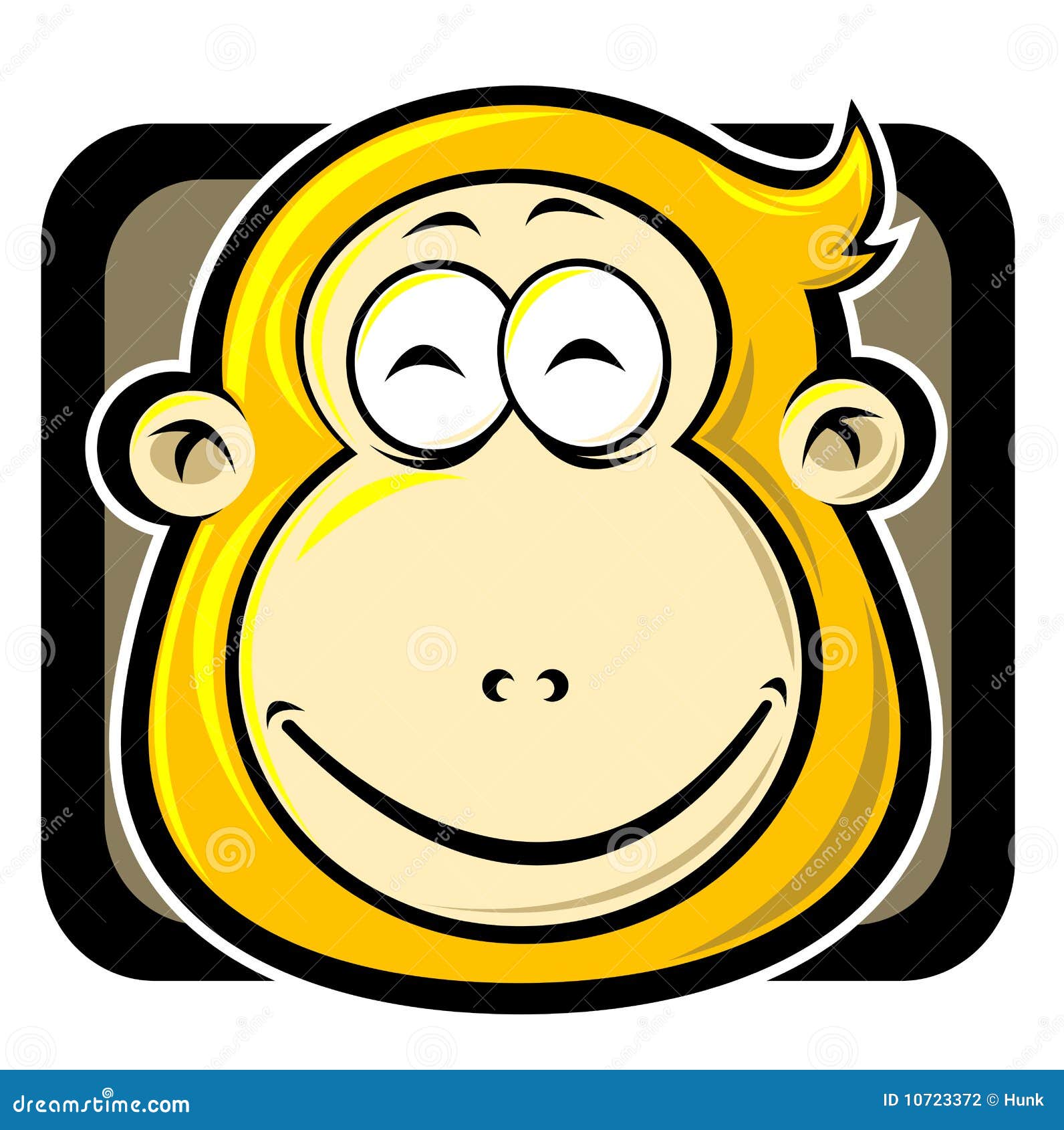 Mono de la historieta ilustración del vector. Ilustración de animal ...