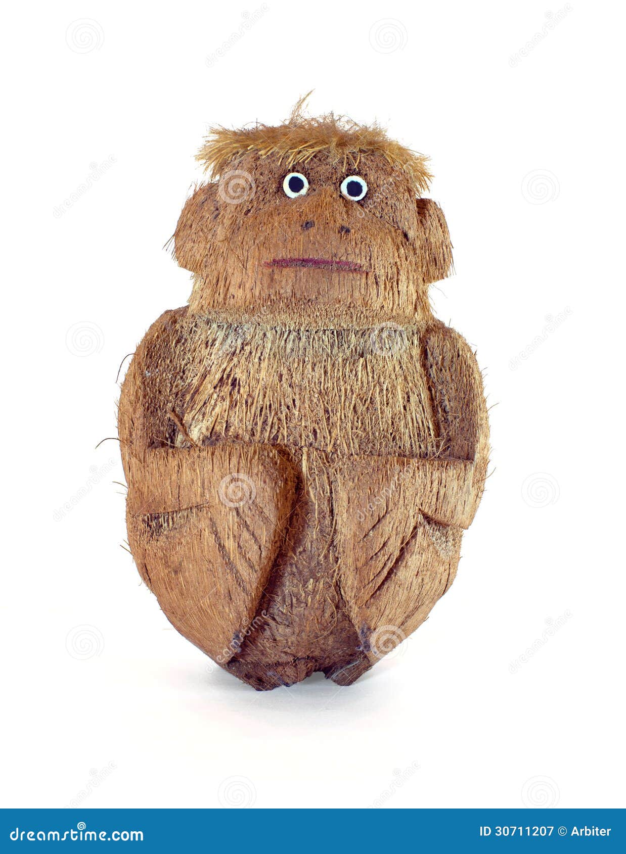 Mono del coco imagen de archivo. Imagen de interior, madera - 30711207