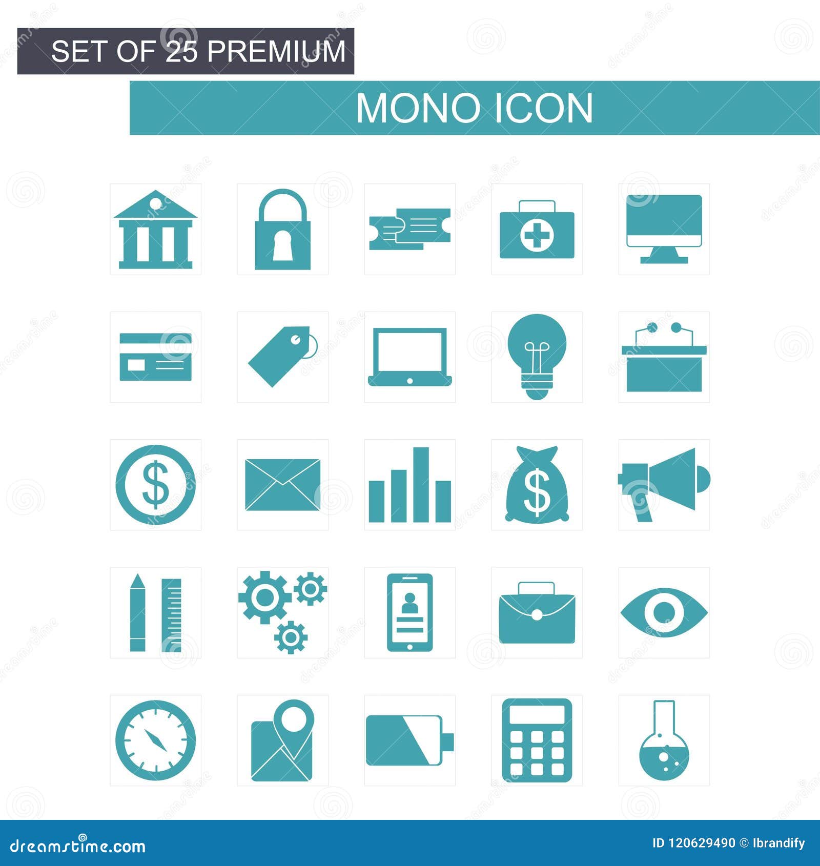 Mono icons set stock vector. Illustration of graphic - 120629490