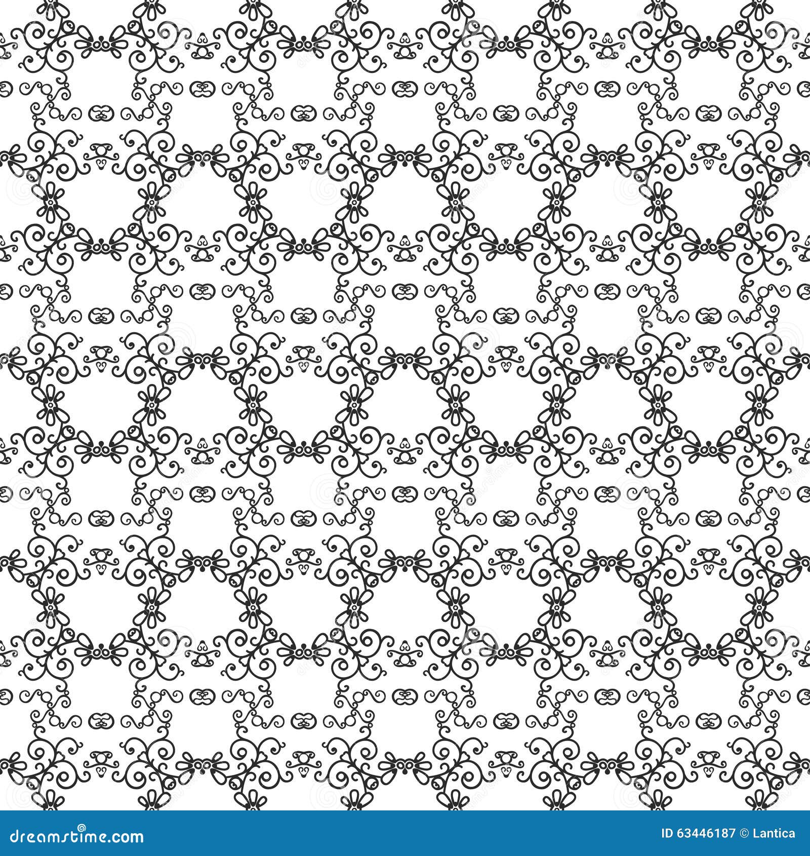 Mono Line Pattern for Your Design Stock Vector - Illustration of ...