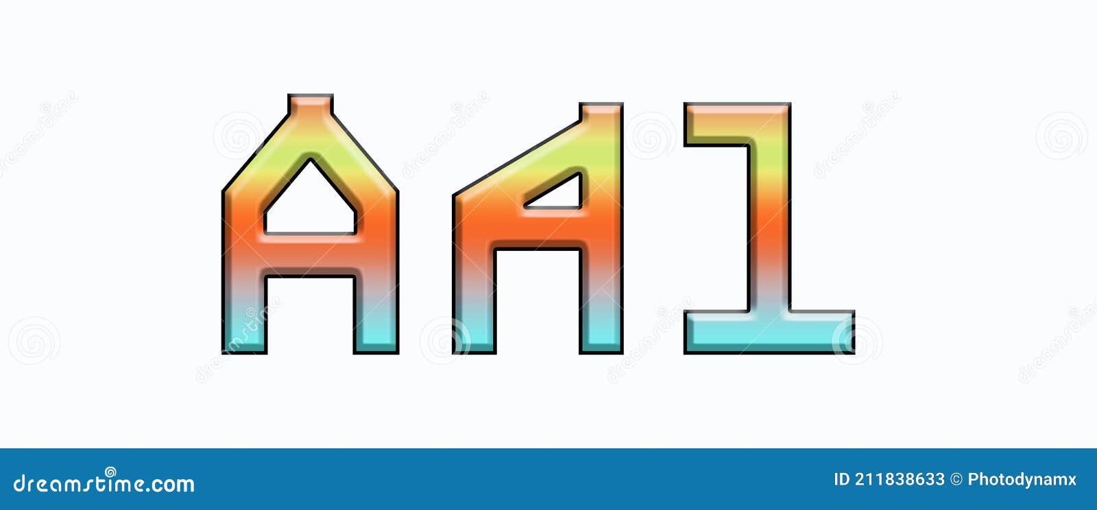 Mono Font Fonts Gradient Sans Serif Alphabet Letters Calligraphy Letter ...