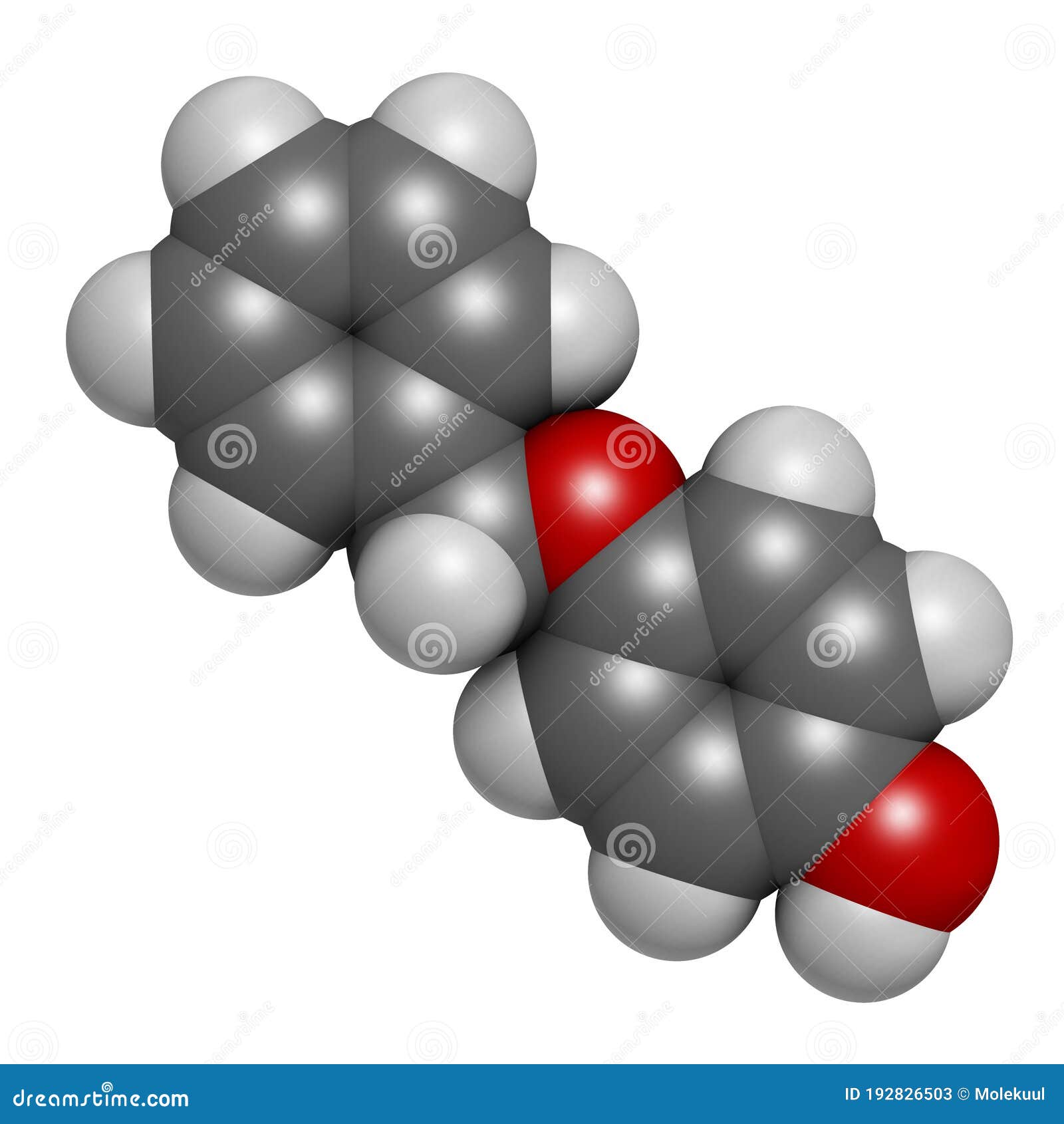 Hydroquinone Molecule, Conceptual Molecular Model. Chemical 3d ...
