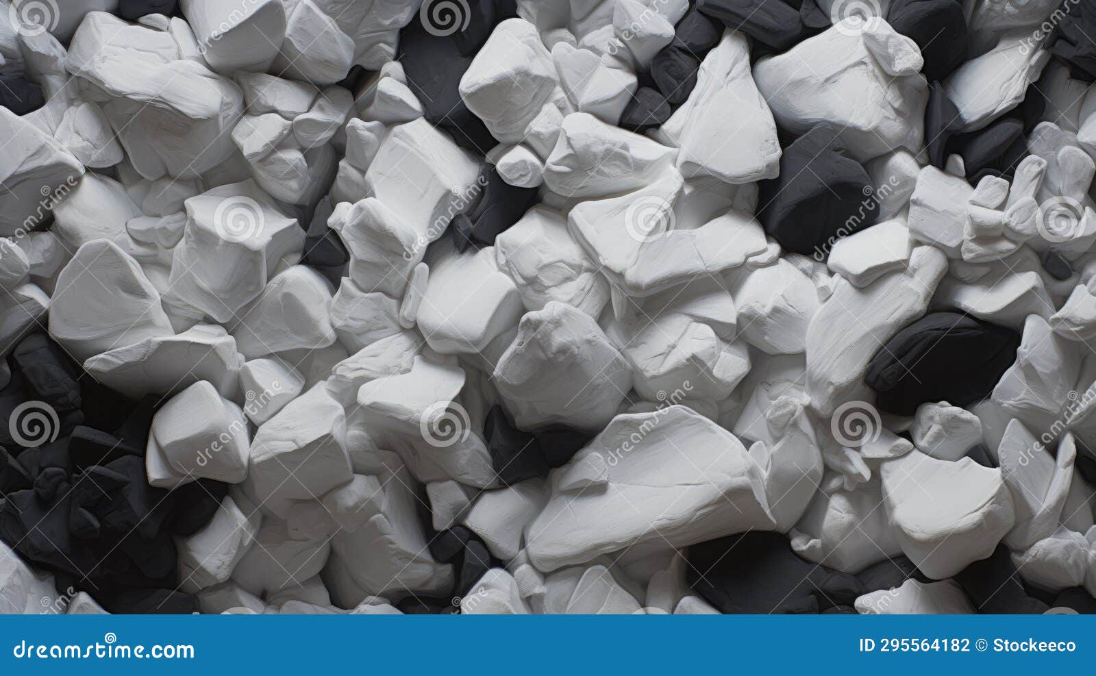 Monochromatic Black and White Rocks: a Realistic Impression in Oil ...