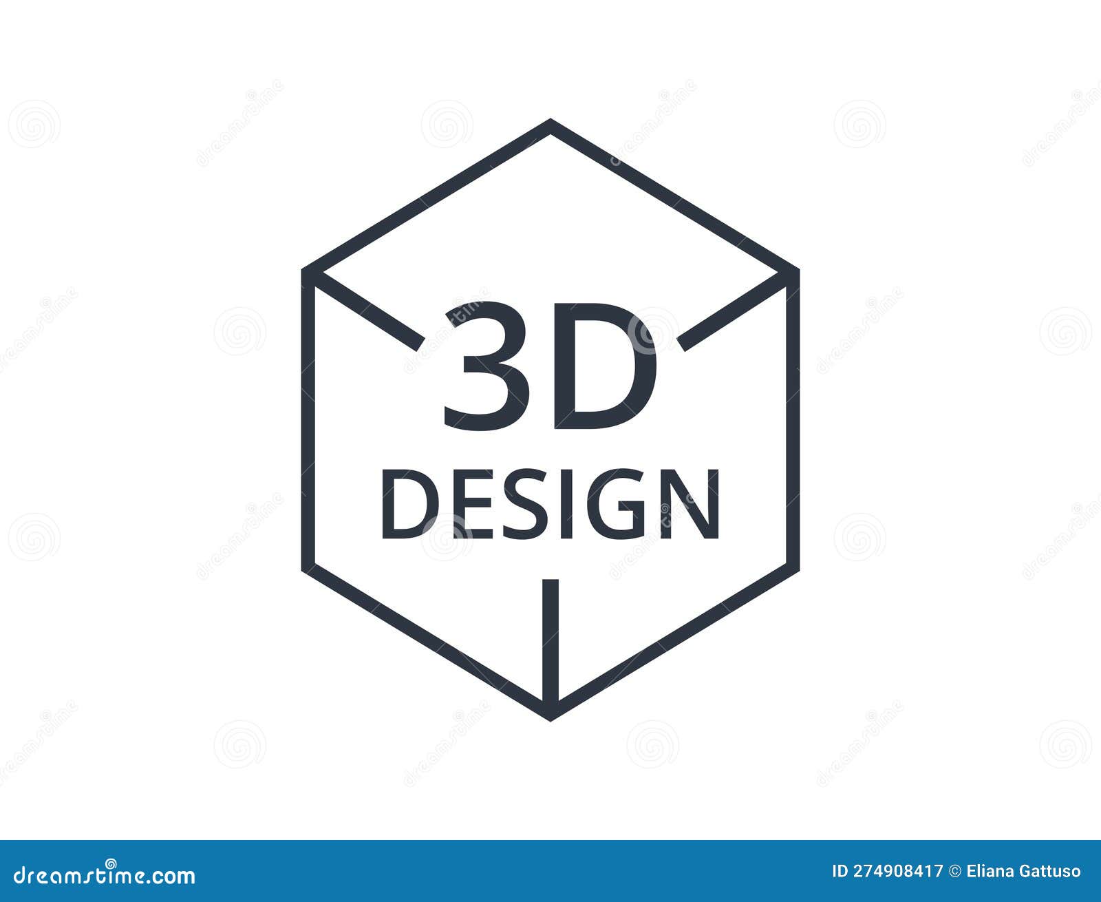 Monochromatic 3D Design Packaging Icon. Vector Illustration Stock ...
