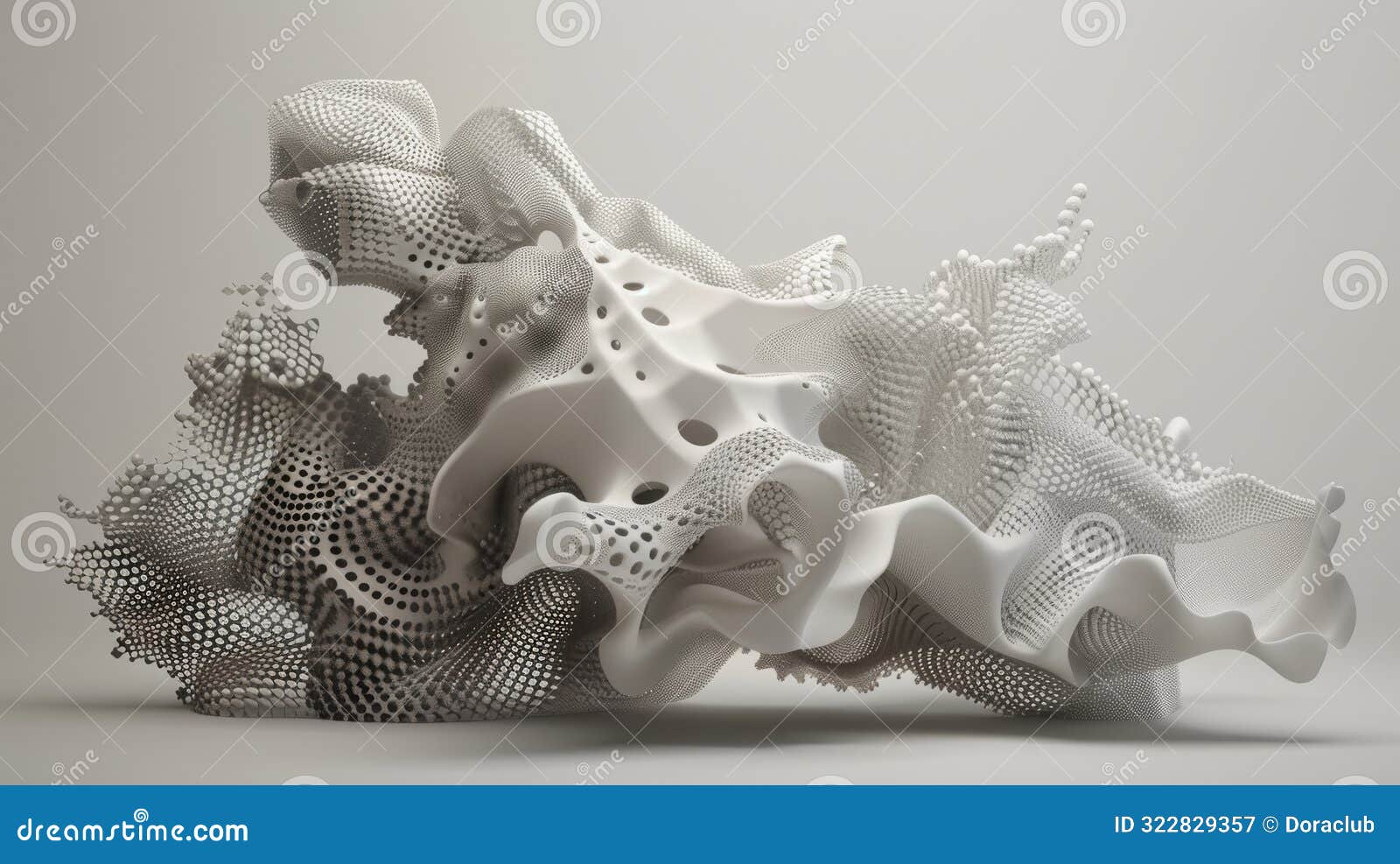 3D Monochromatic Printed Background Texture, Repeating Pattern Stock ...