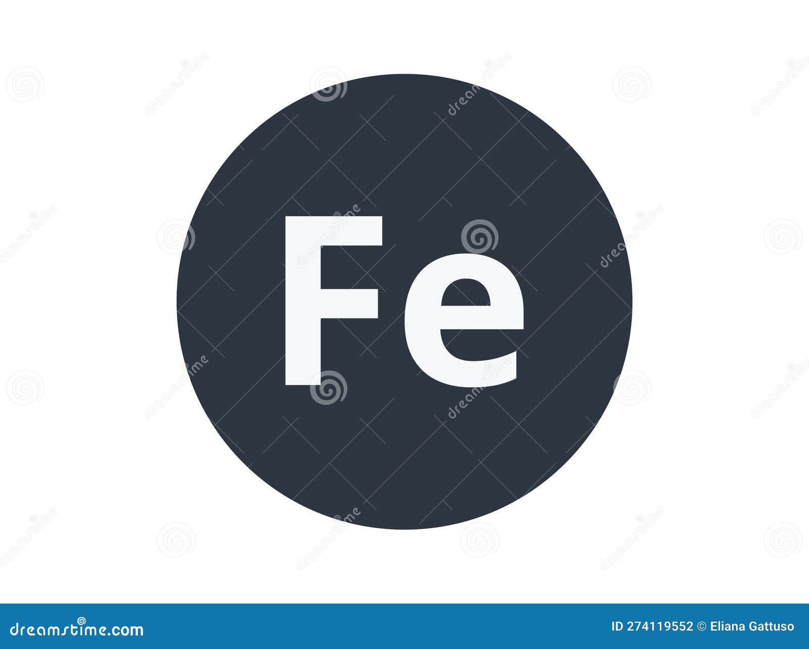 Monochromatic FE Element in a Circle for Science Designs. Stock Vector ...