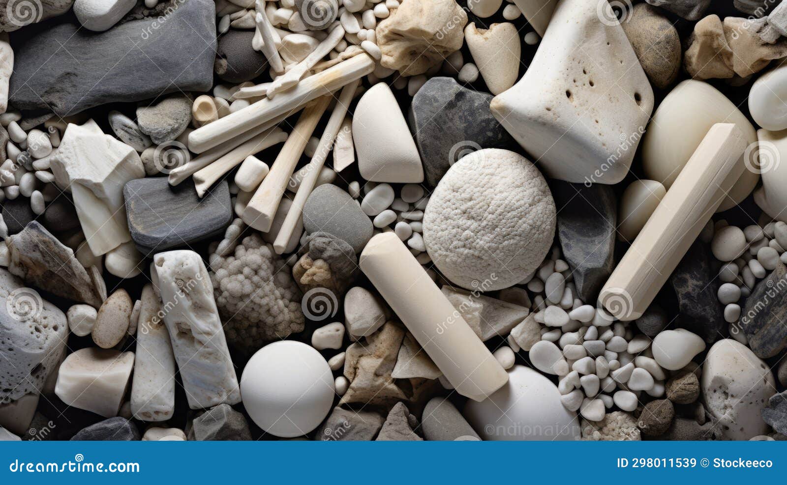 Monochromatic Nature-inspired Bardcore: Rock and Gravel Composition ...