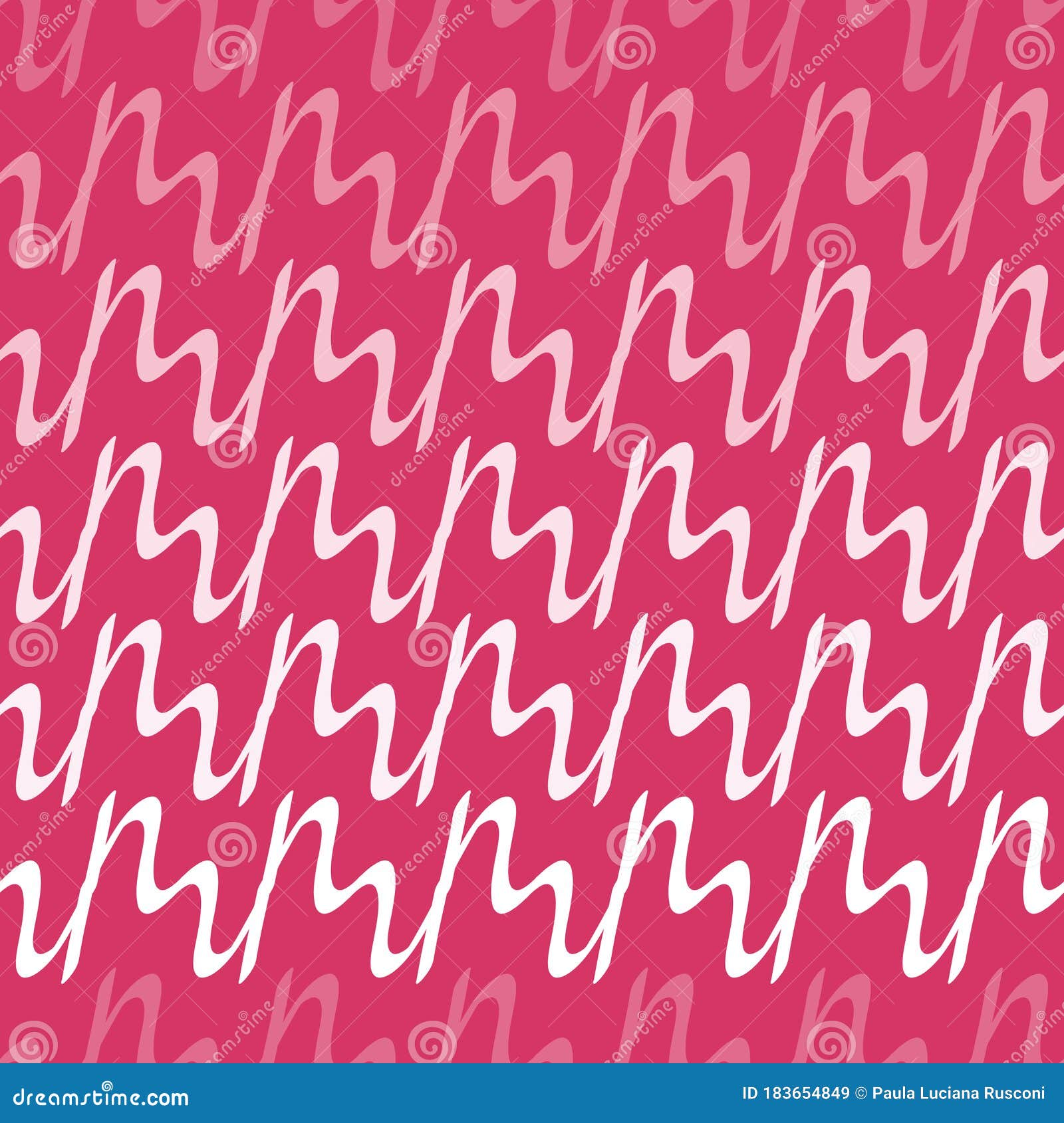 Pink Ripple Seamless Vector Pattern Stock Vector - Illustration of ...