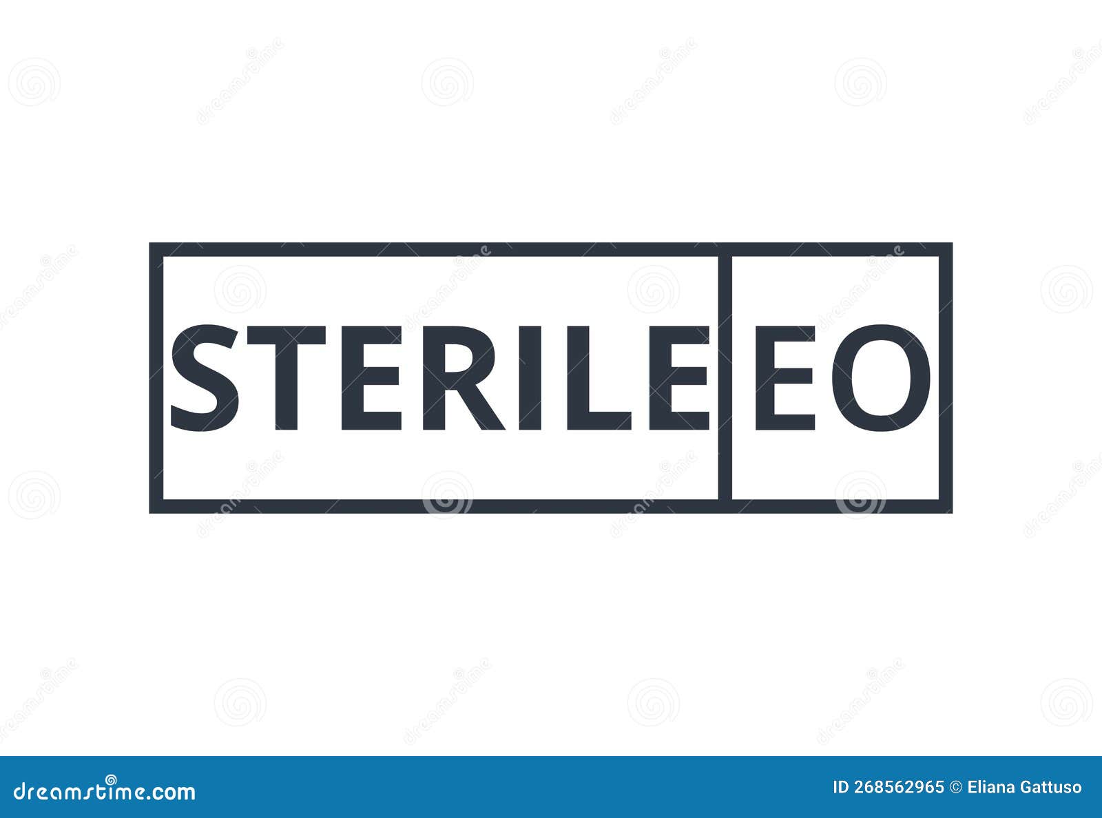 Monochromatic Sterile EO Symbol. Concept of Sterile Using Ethylene ...