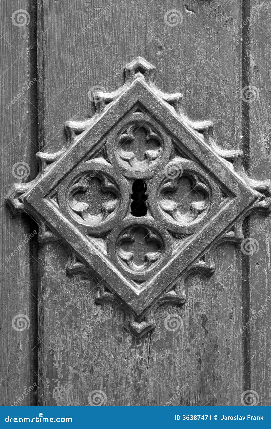 Monochromatic View of Medieval Architecture. Stock Image - Image of ...