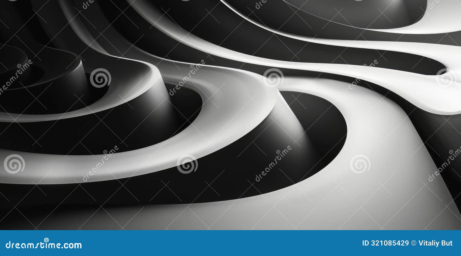 A Monochromatic Visual Feast of Mesmerizing Abstract Shapes Dancing and ...