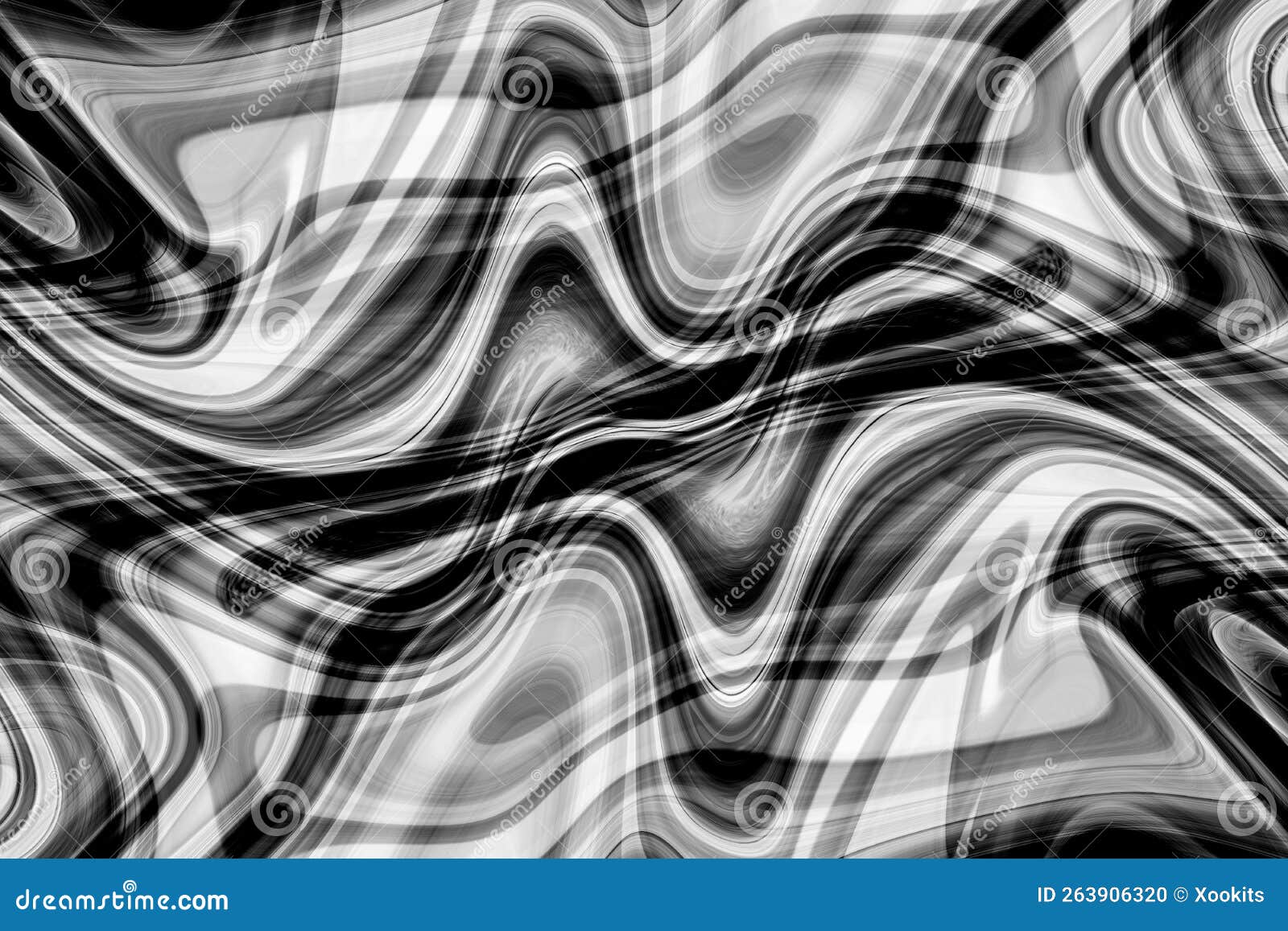 Monochromatic Wavy And Cloudy Layout On Solid Sheet Of Wallpaper ...