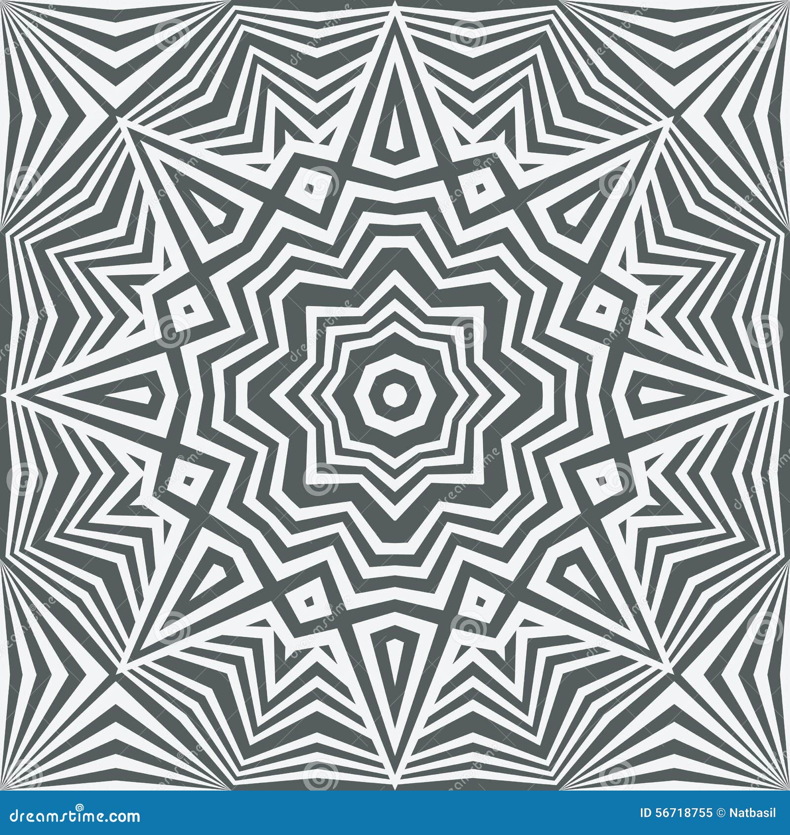 Monochrome Abstract Geometric Background Stock Vector - Illustration of ...