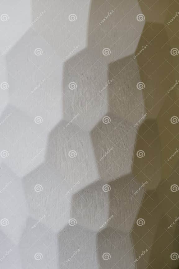 Hexagonal Wall Texture with Gradient Shadow Stock Photo - Image of ...